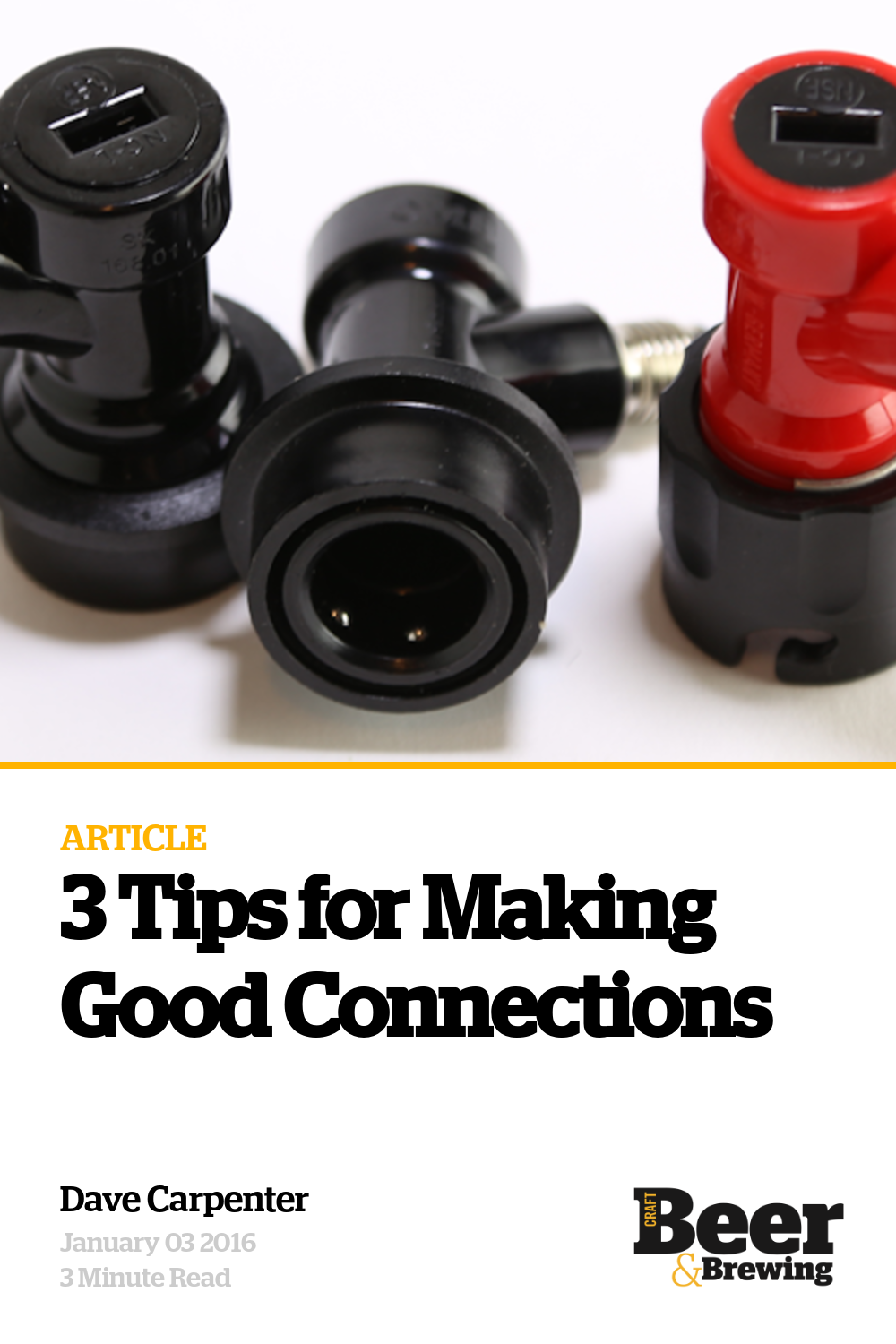 3 Tips for Making Good Connections | Craft Beer & Brewing