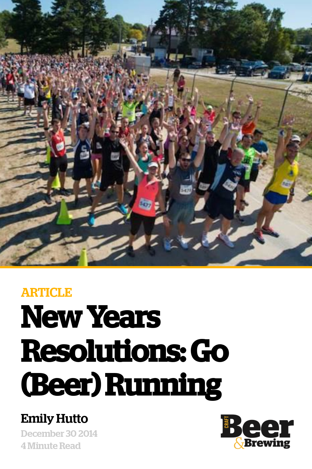 New Years Resolutions: Go (Beer) Running | Craft Beer & Brewing
