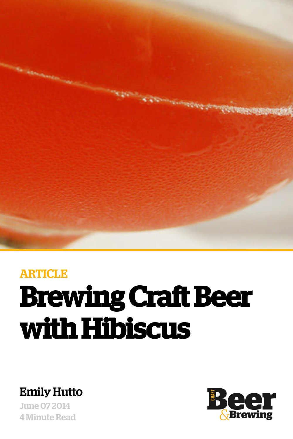 Brewing Craft Beer with Hibiscus | Craft Beer & Brewing