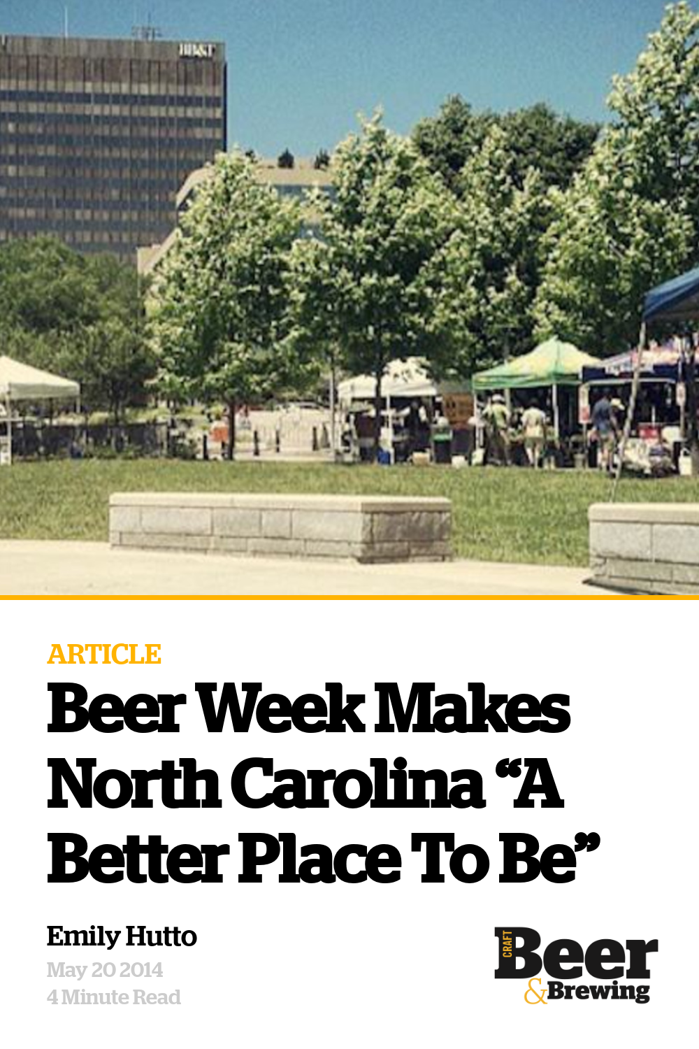 Beer Week Makes North Carolina “A Better Place To Be” | Craft Beer ...