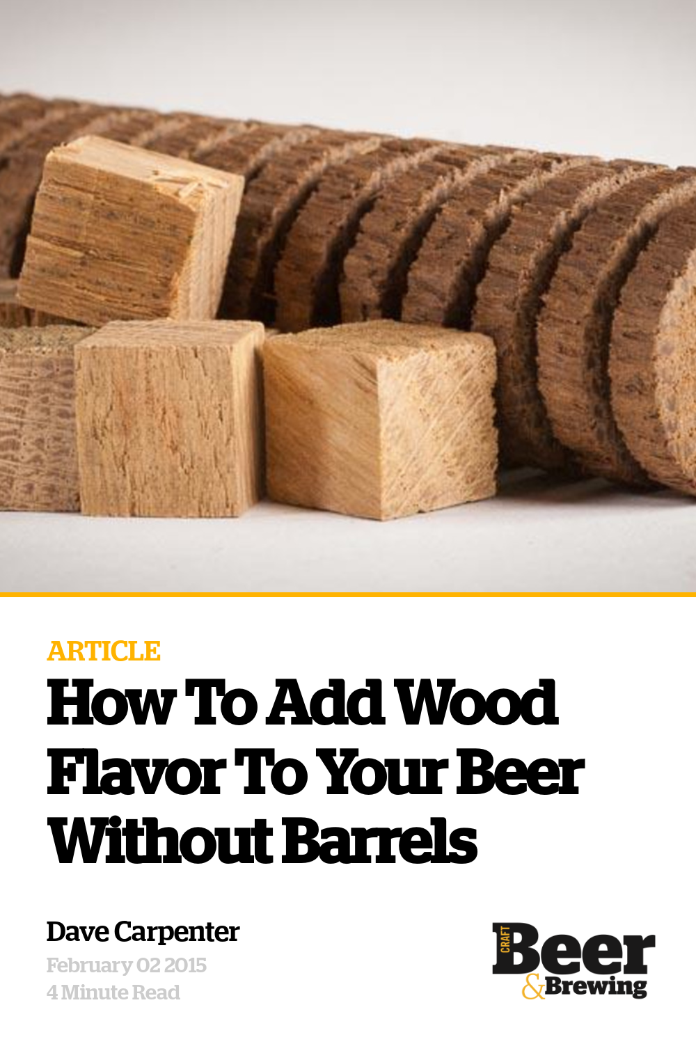 How To Add Wood Flavor To Your Beer Without Barrels | Craft Beer & Brewing