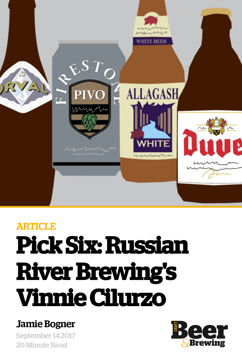 Pick Six: Russian River Brewing's Vinnie Cilurzo | Craft Beer & Brewing