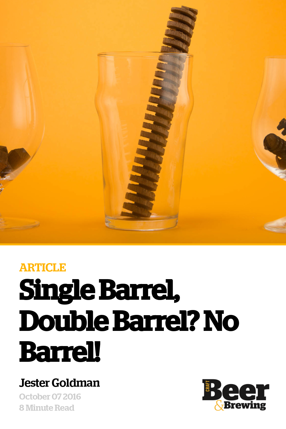 Single Barrel, Double Barrel? No Barrel! | Craft Beer & Brewing