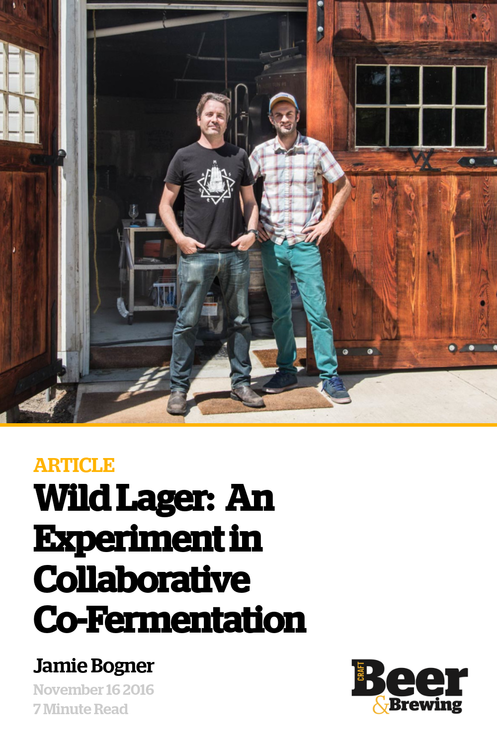 Wild Lager: An Experiment in Collaborative Co-Fermentation | Craft Beer ...