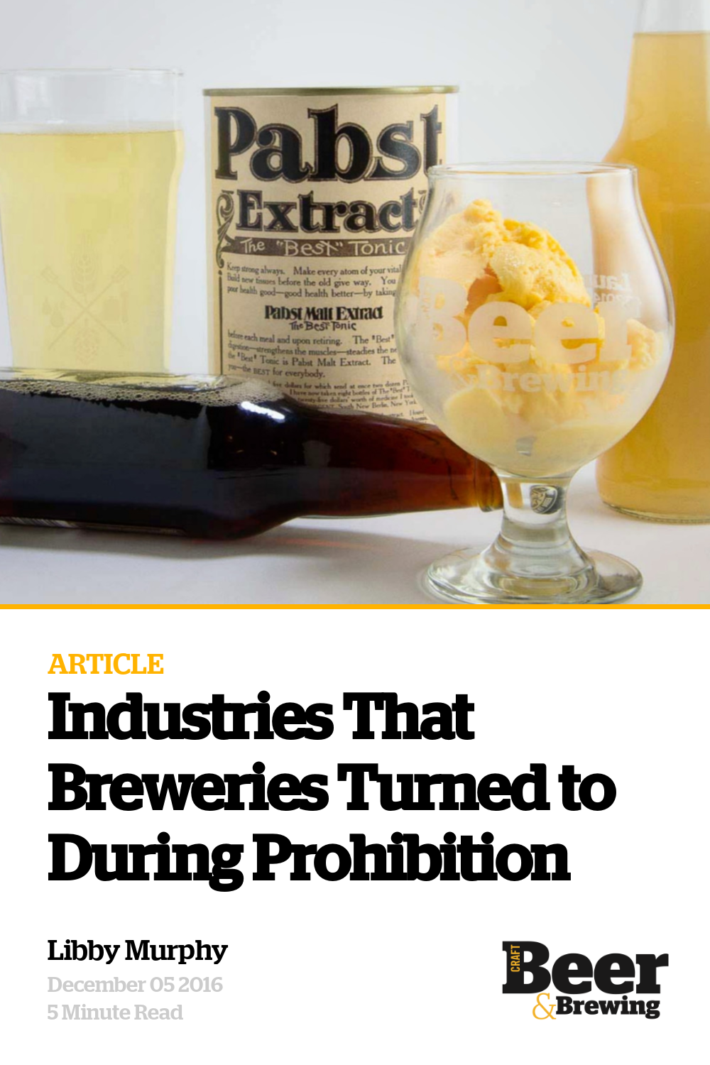 Industries That Breweries Turned to During Prohibition | Craft Beer ...
