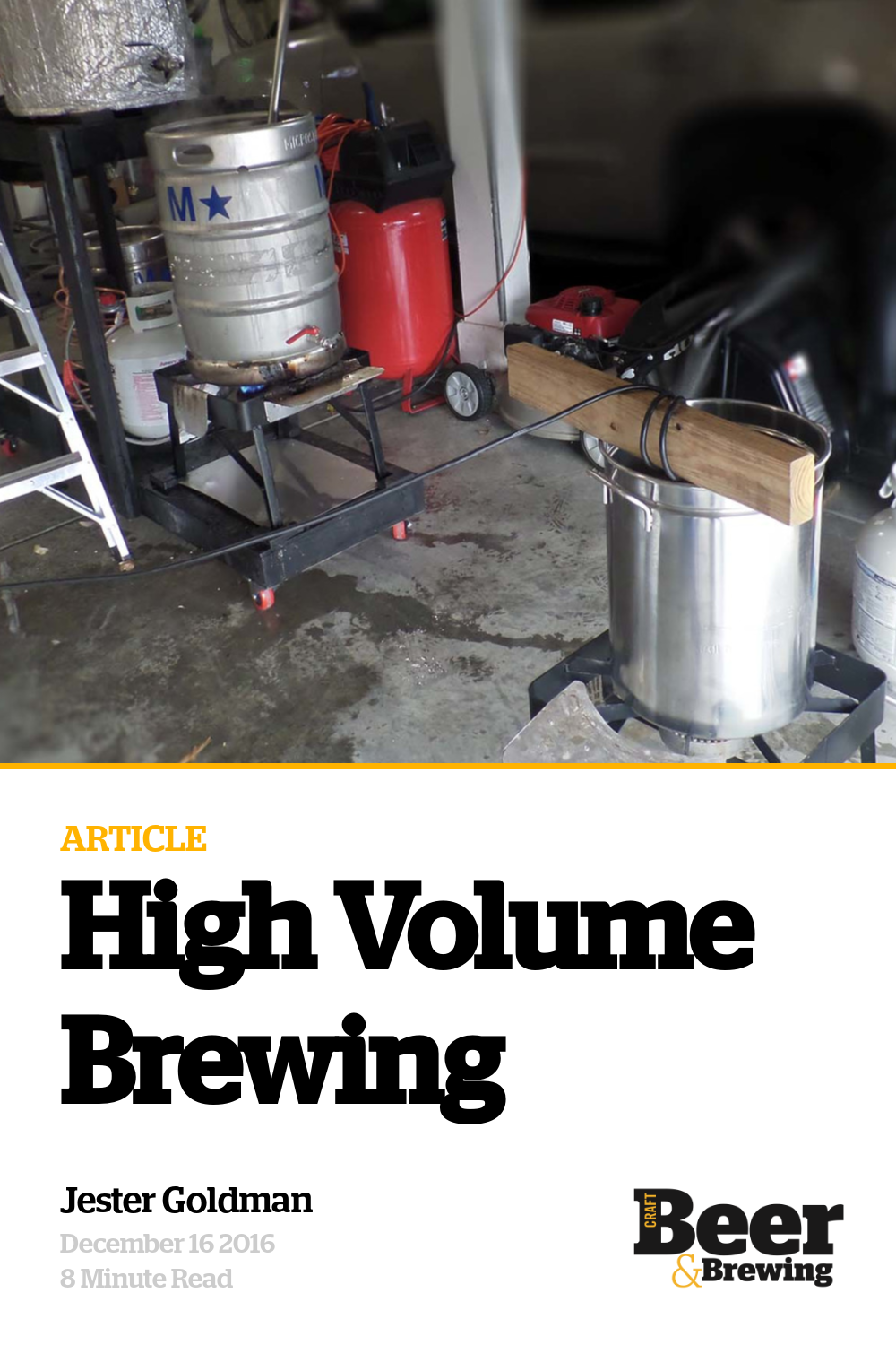 High Volume Brewing | Craft Beer & Brewing