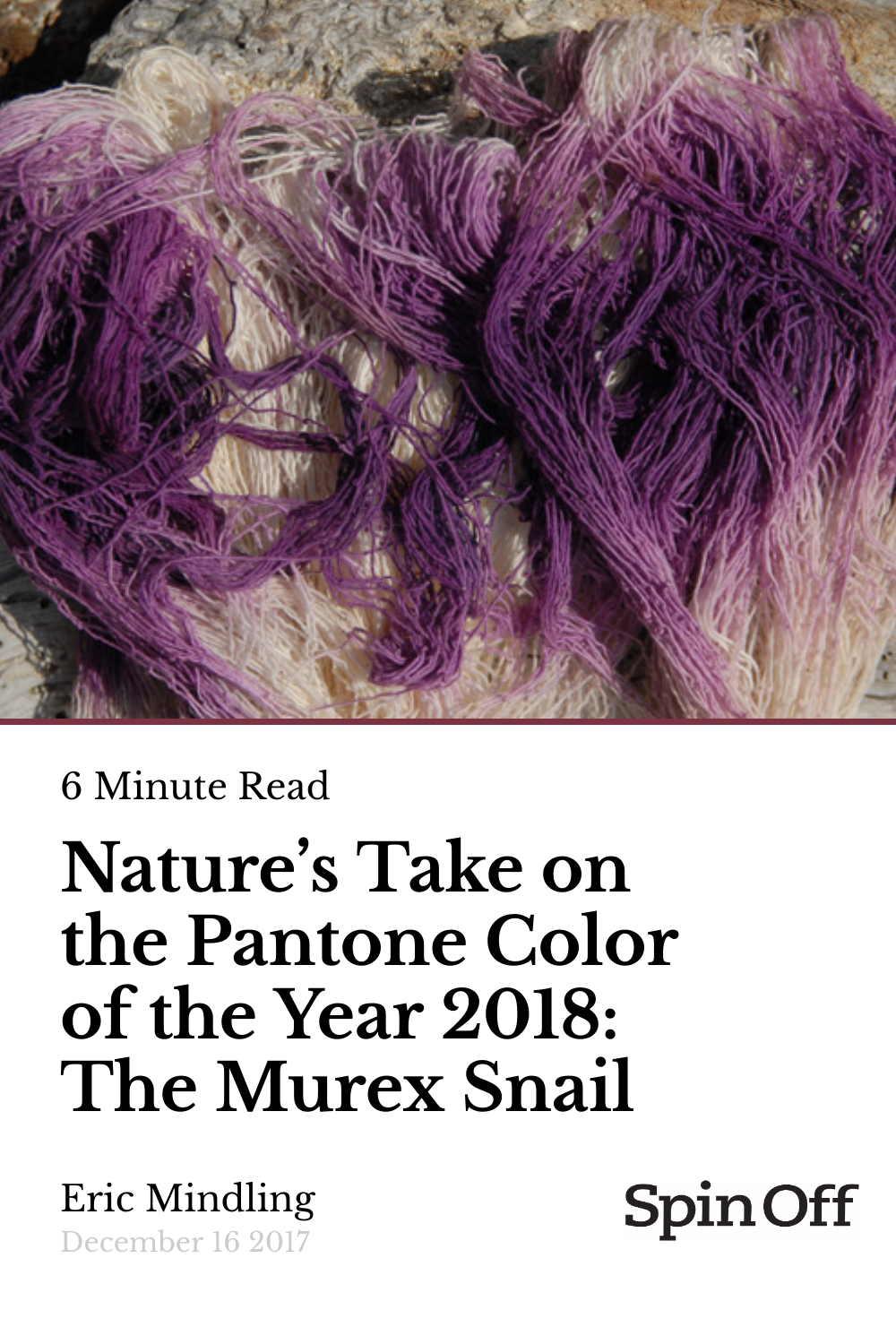 Nature’s Take on the Pantone Color of the Year 2018: The Murex Snail ...