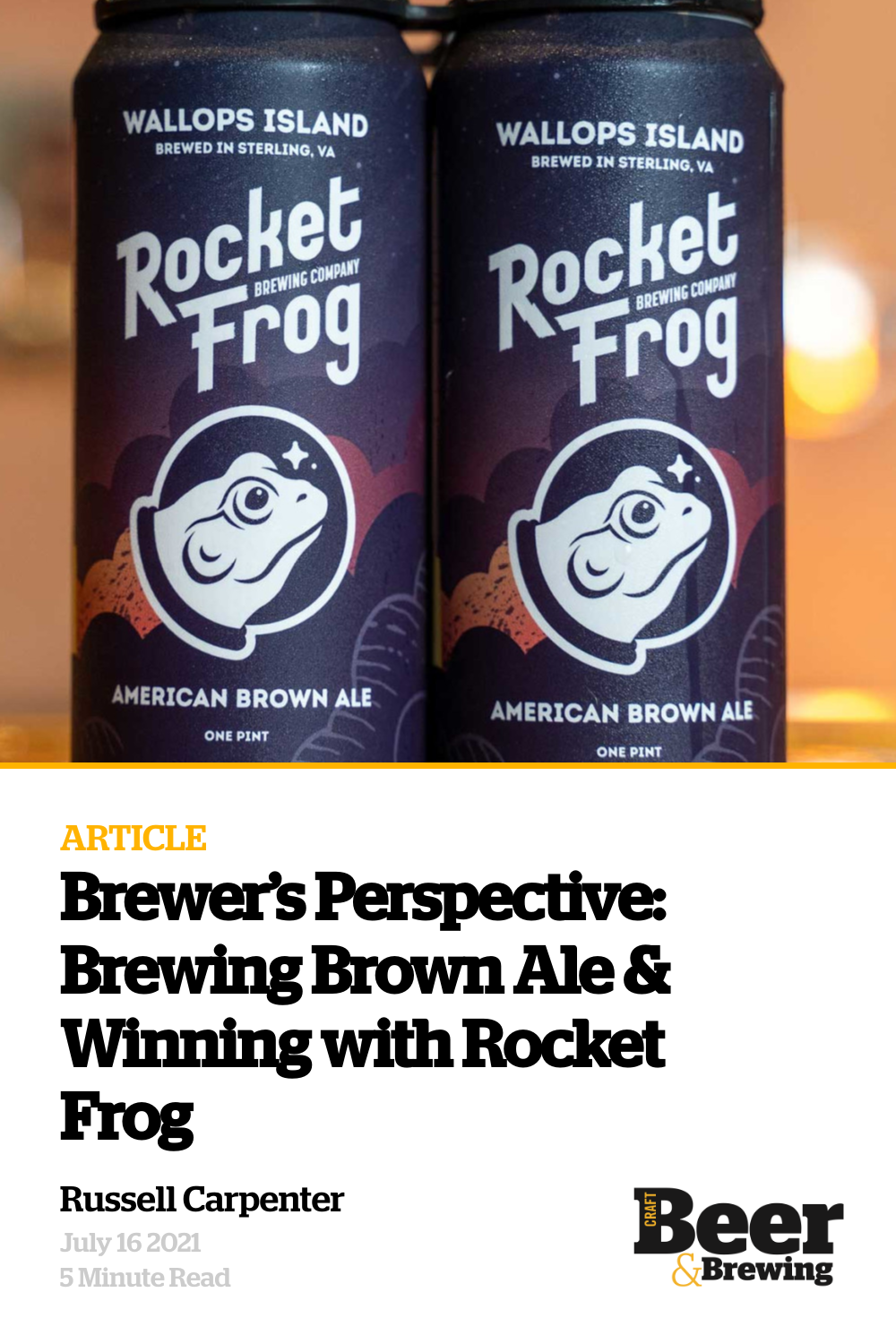 Brewer’s Perspective: Brewing Brown Ale & Winning with Rocket Frog ...