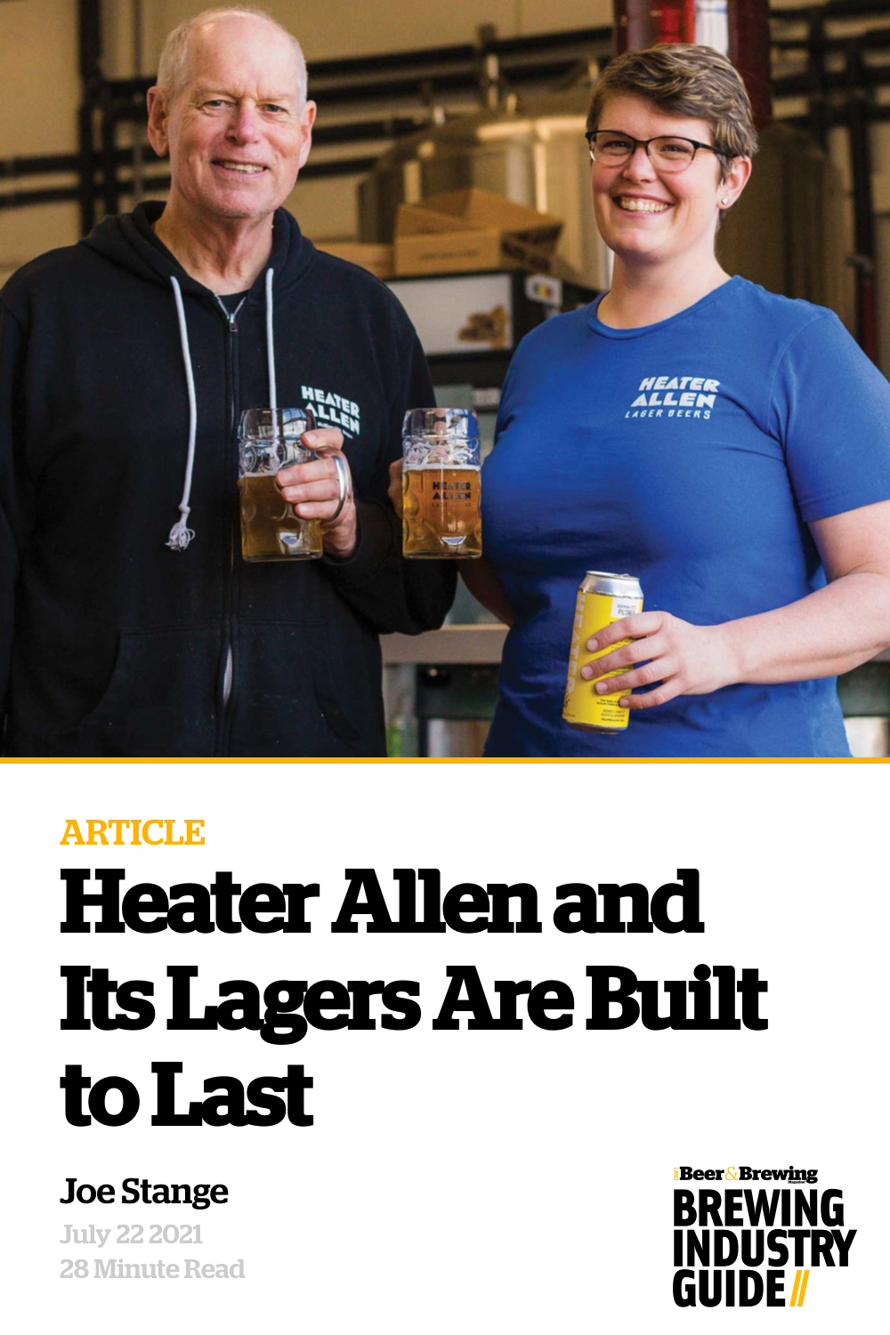 Heater Allen and Its Lagers Are Built to Last | Brewing Industry Guide