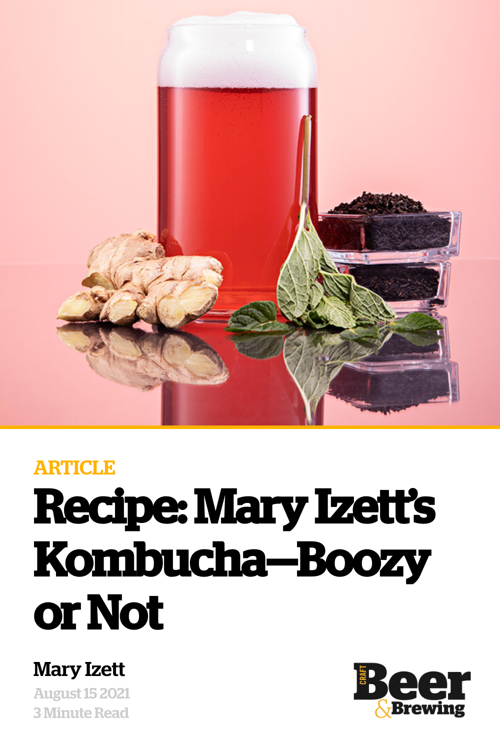 Recipe: Mary Izett’s Kombucha—Boozy or Not | Craft Beer & Brewing