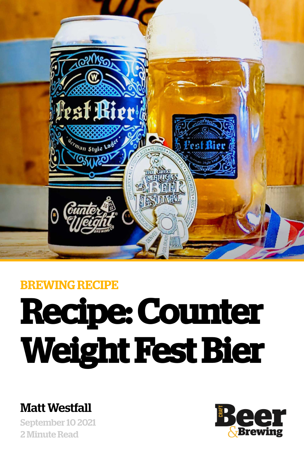 Recipe: Counter Weight Fest Bier | Craft Beer & Brewing