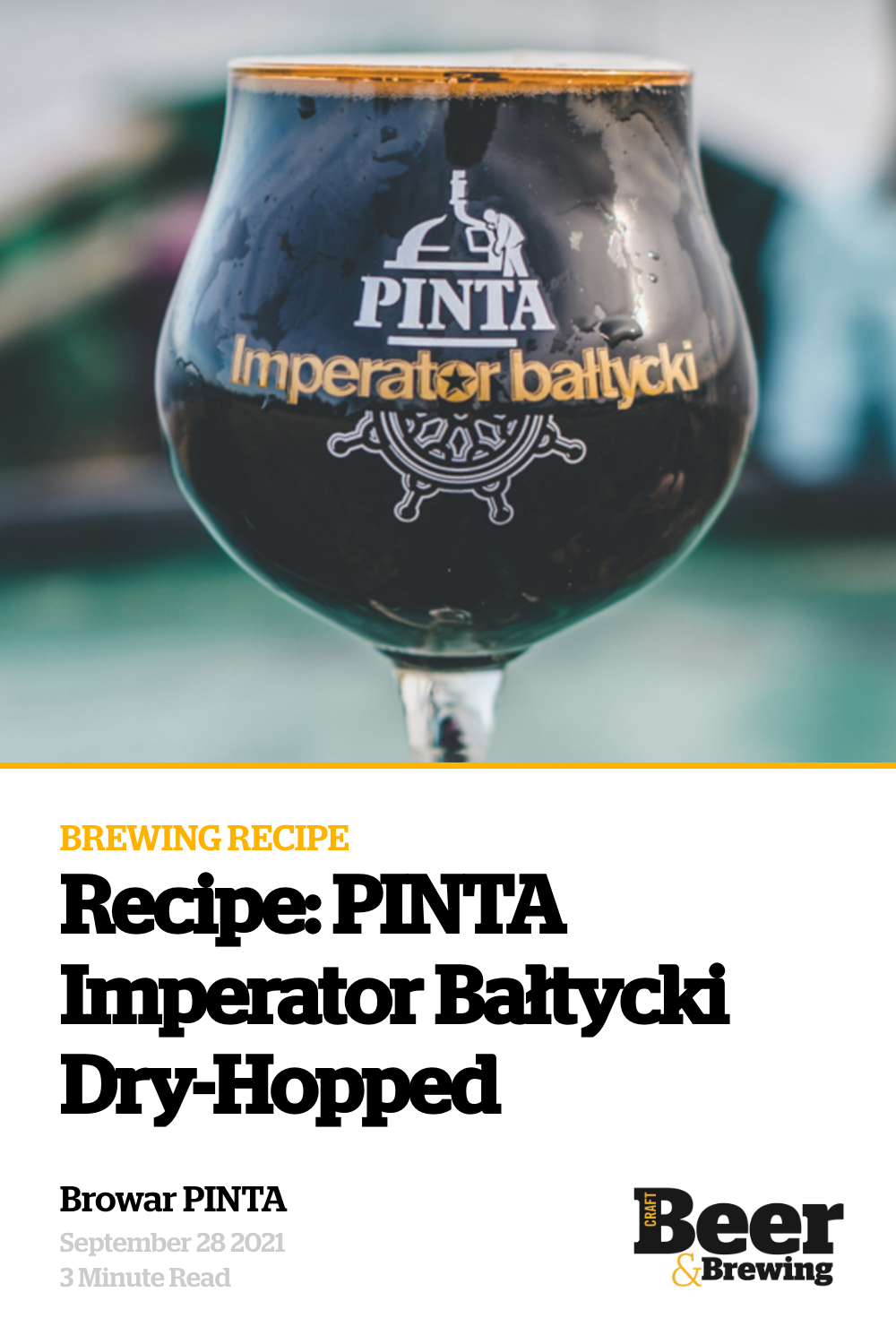 Recipe: PINTA Imperator Bałtycki Dry-Hopped | Craft Beer & Brewing